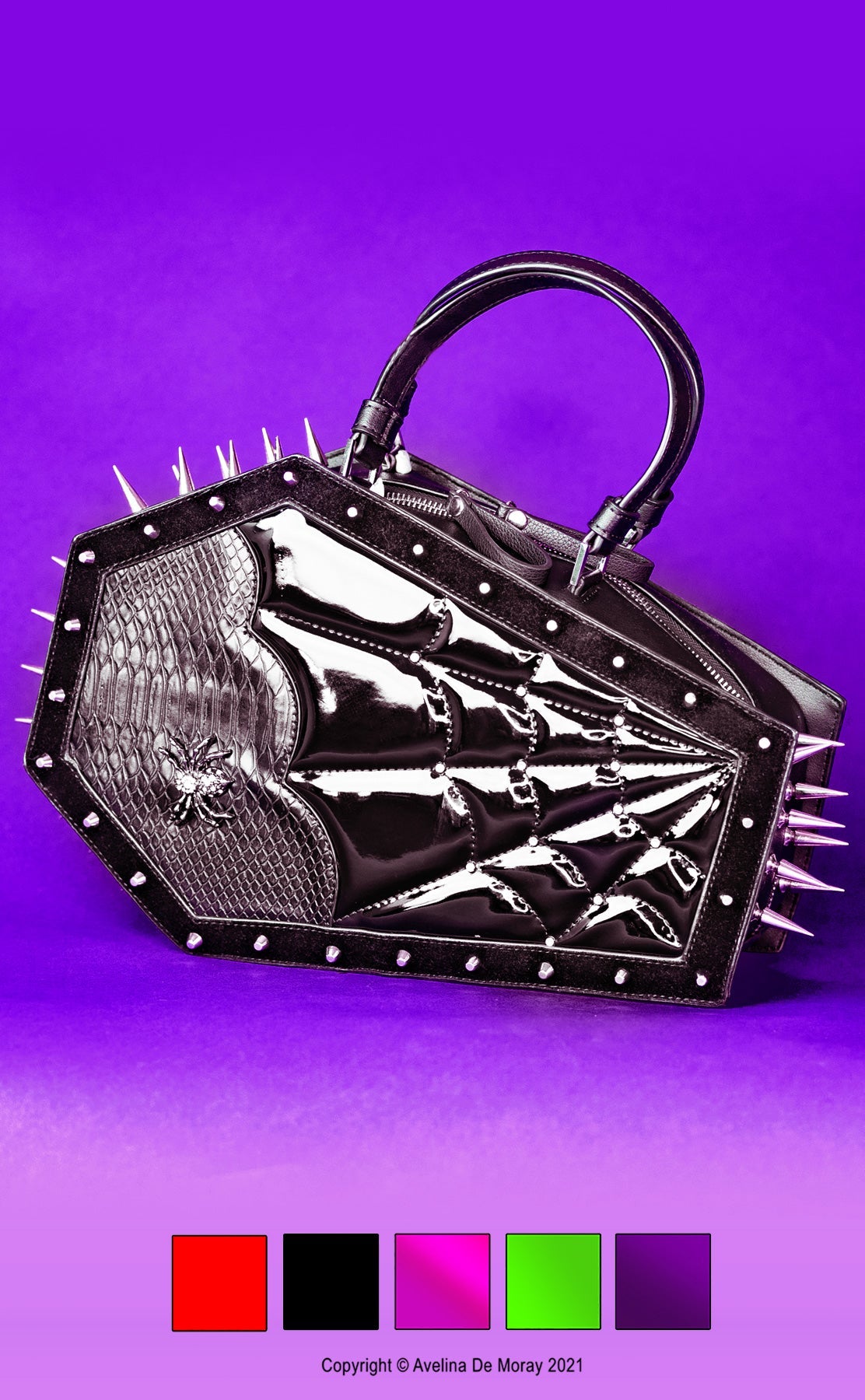 *Blemished* Dani Divine Coffin Handbag – Avelina De Moray